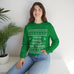 Ugly Christmas Your Excel Skills Are Trash Sweatshirt – Corporate Snark