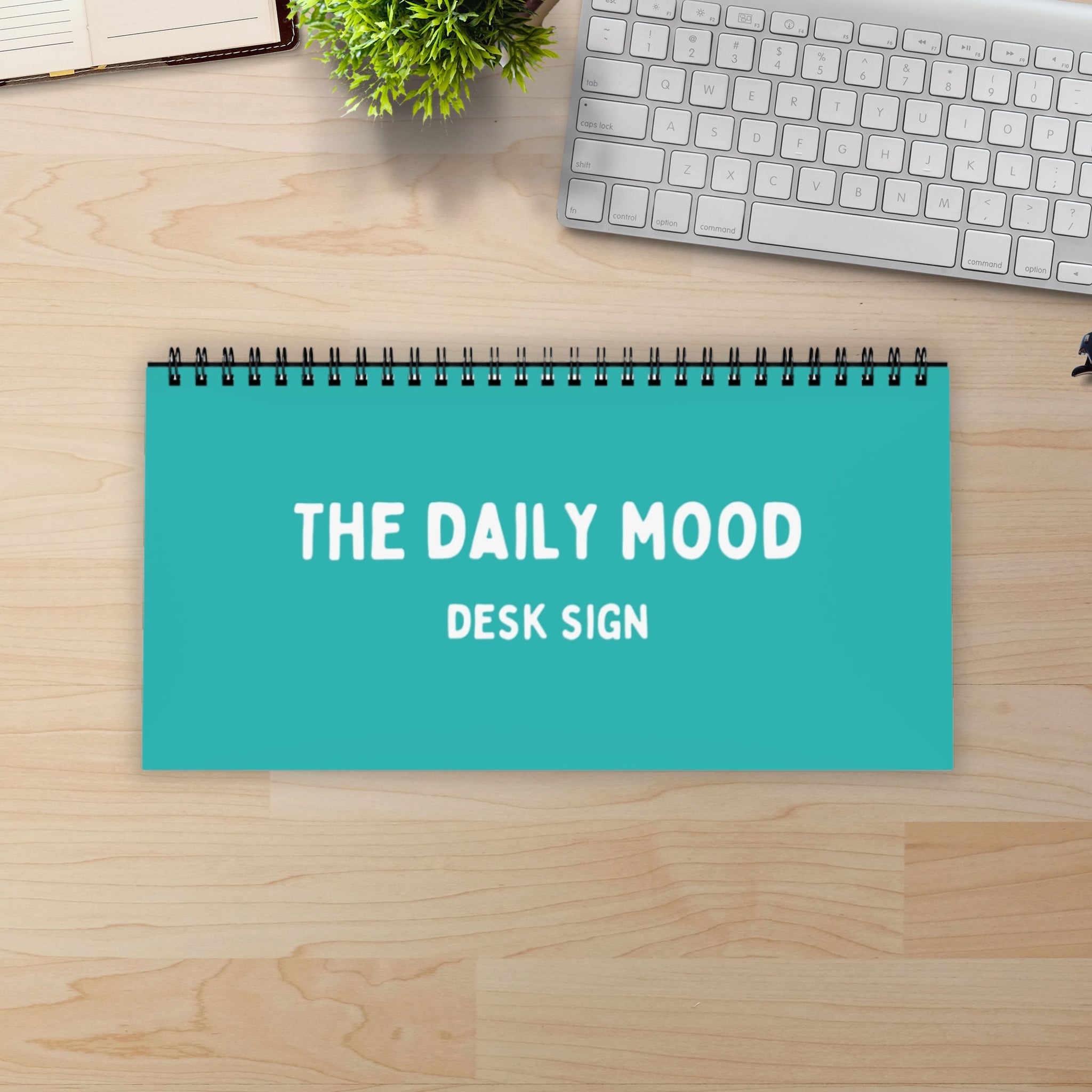 The Daily Mood Desk Sign Colorful – Corporate Snark